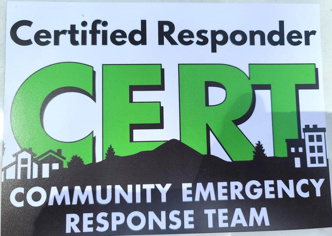 CERT Vehicle Dash Placard: Community Emergency Response Team Sign - Etsy