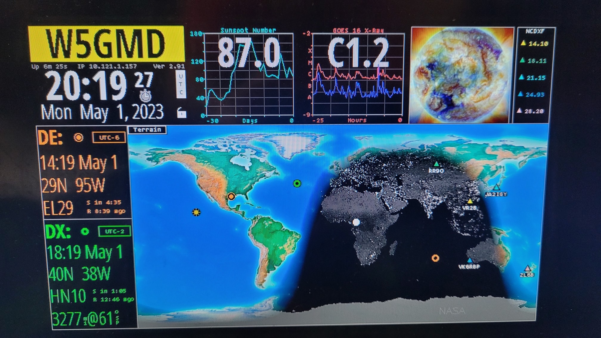 Hamclock Fully Loaded on a Mini Computer With HDMI Output - Ham Radio ...