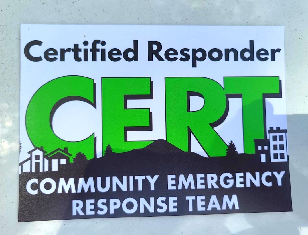CERT Vehicle Dash Placard: Community Emergency Response Team Sign - Etsy