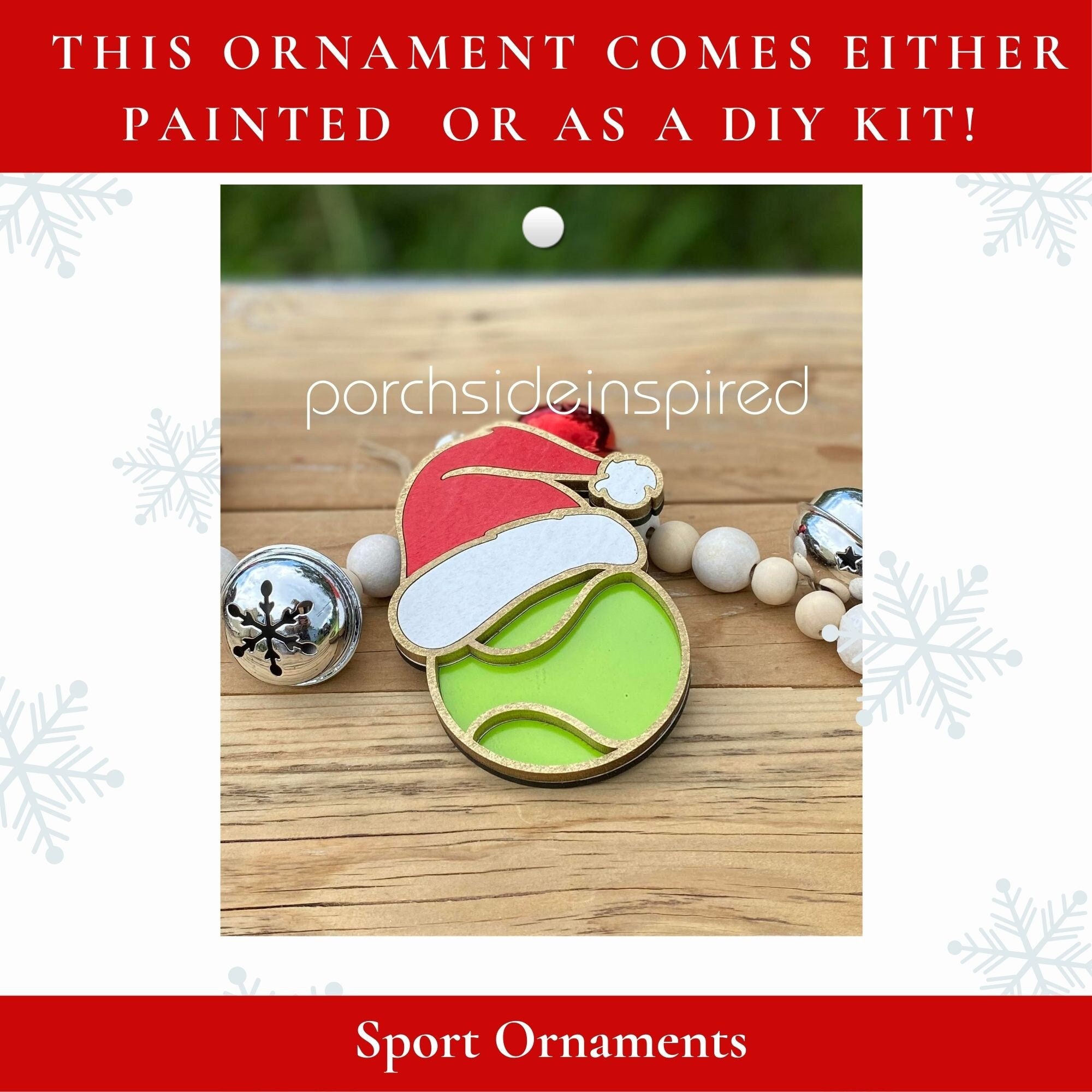 Tennis Ball Ornament for Tennis Enthusiast, Tennis Ball Theme Decor ...