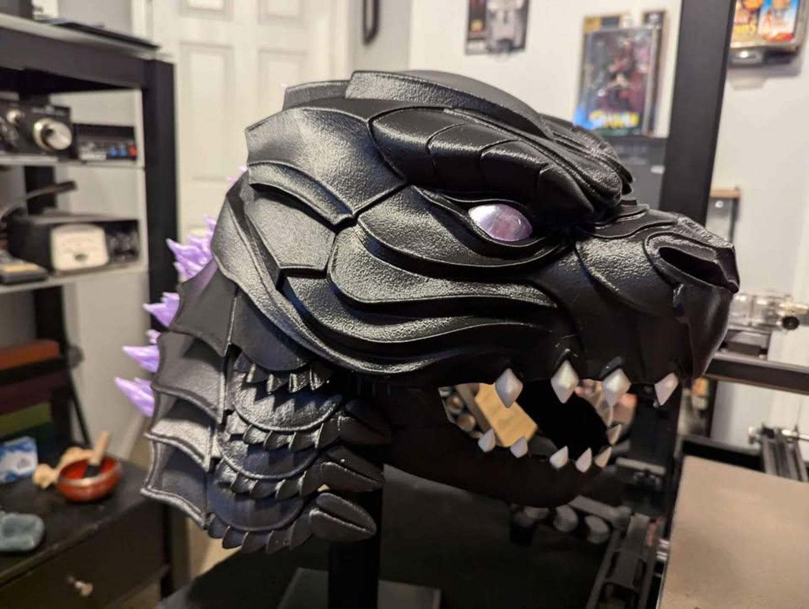 SUPERCHARGED Godzilla Cosplay Helmet - Etsy