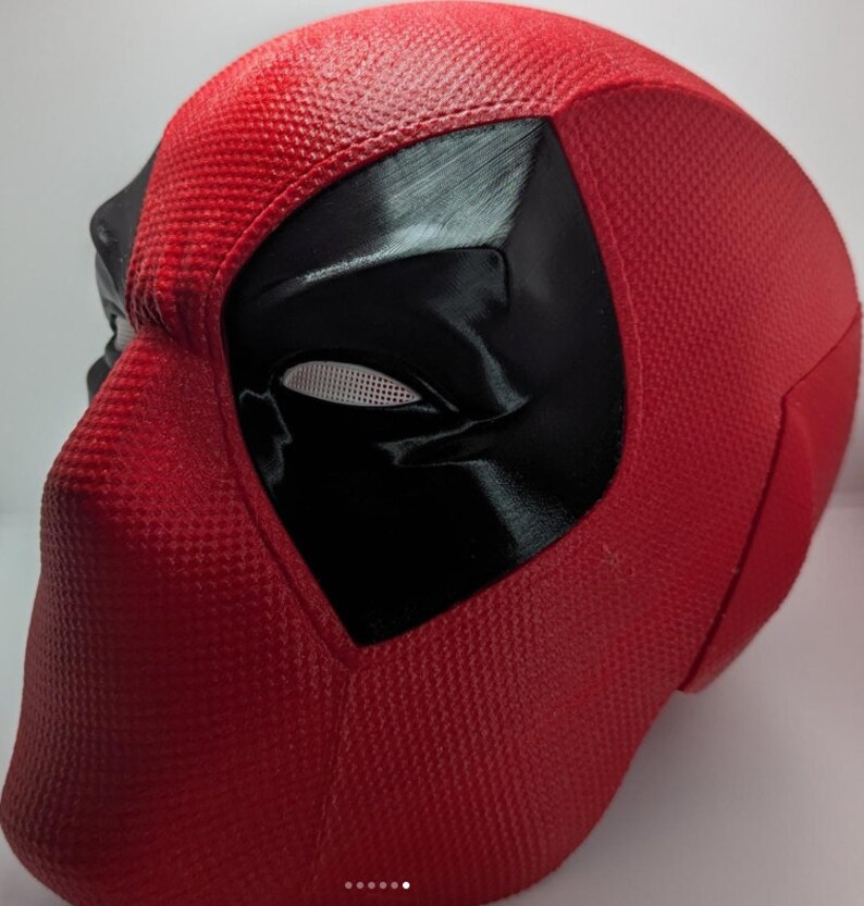 Deadpool Cosplay Helmet 3/eye Expressions - Etsy