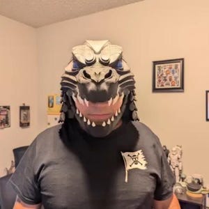 Godzilla Cosplay Helmet - Etsy