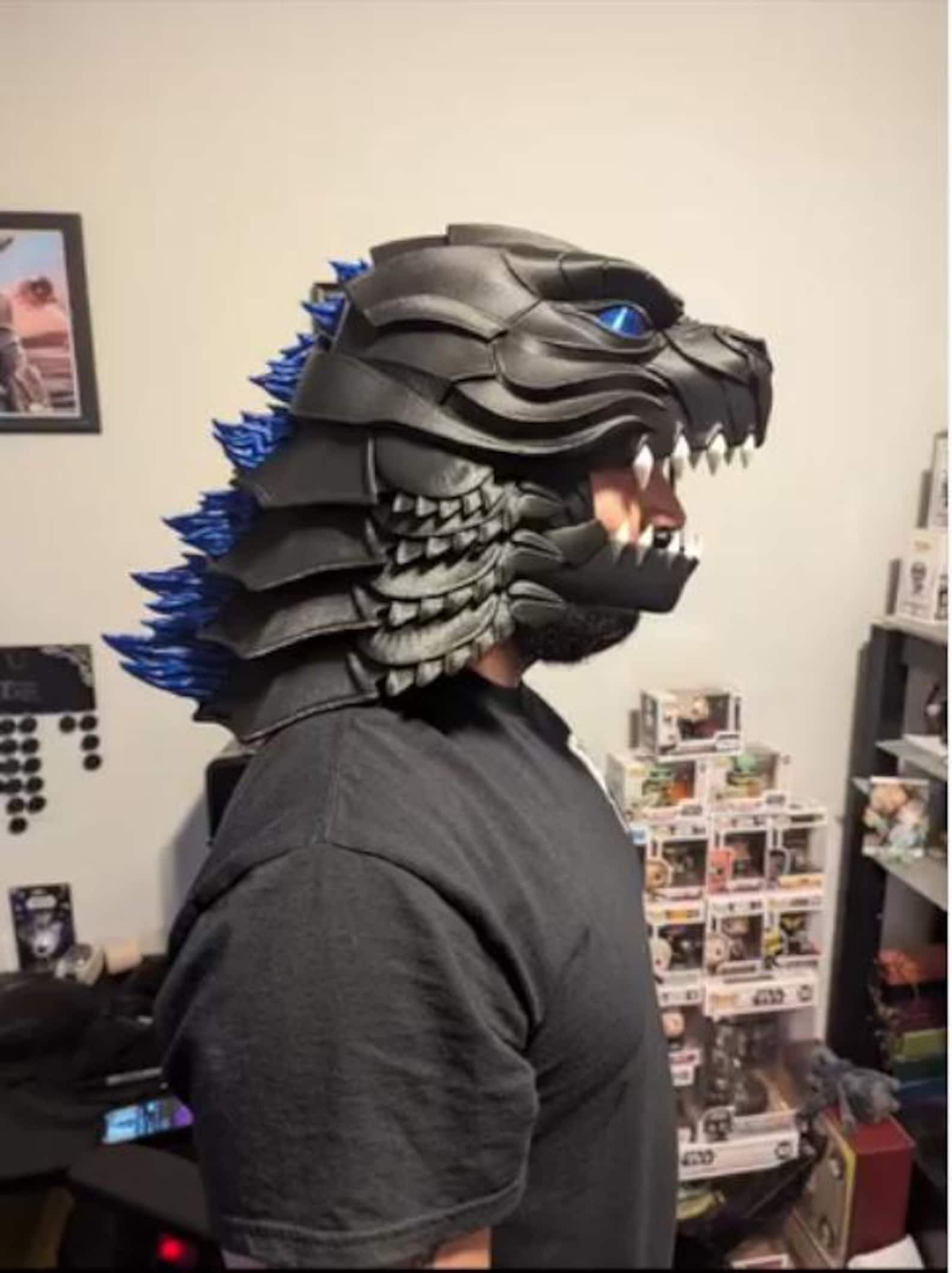Godzilla Cosplay Helmet - Etsy