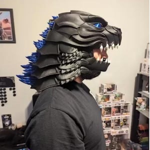 Godzilla Cosplay Helmet - Etsy