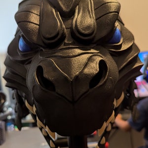 Godzilla Cosplay Helmet - Etsy