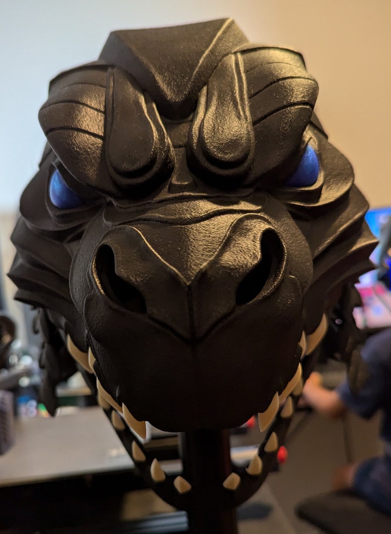 Godzilla Cosplay Helmet - Etsy