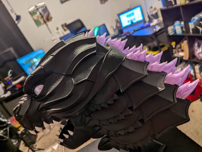 SUPERCHARGED Godzilla Cosplay Helmet - Etsy