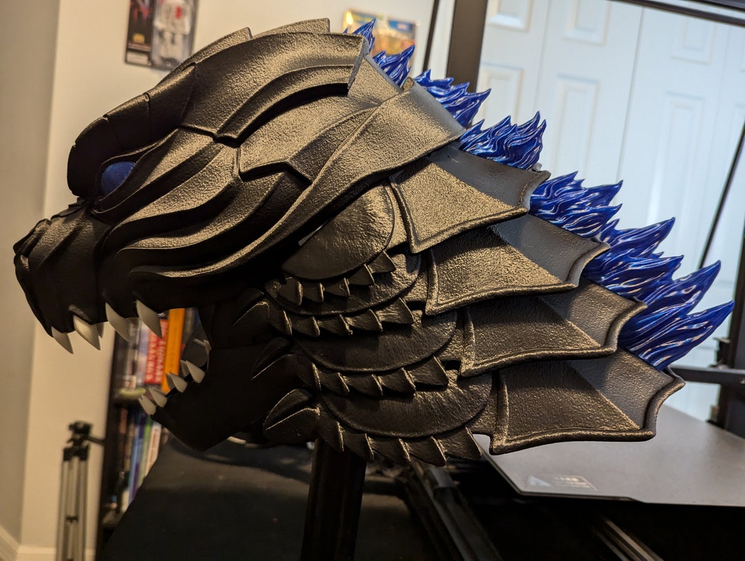 Godzilla Cosplay Helmet - Etsy