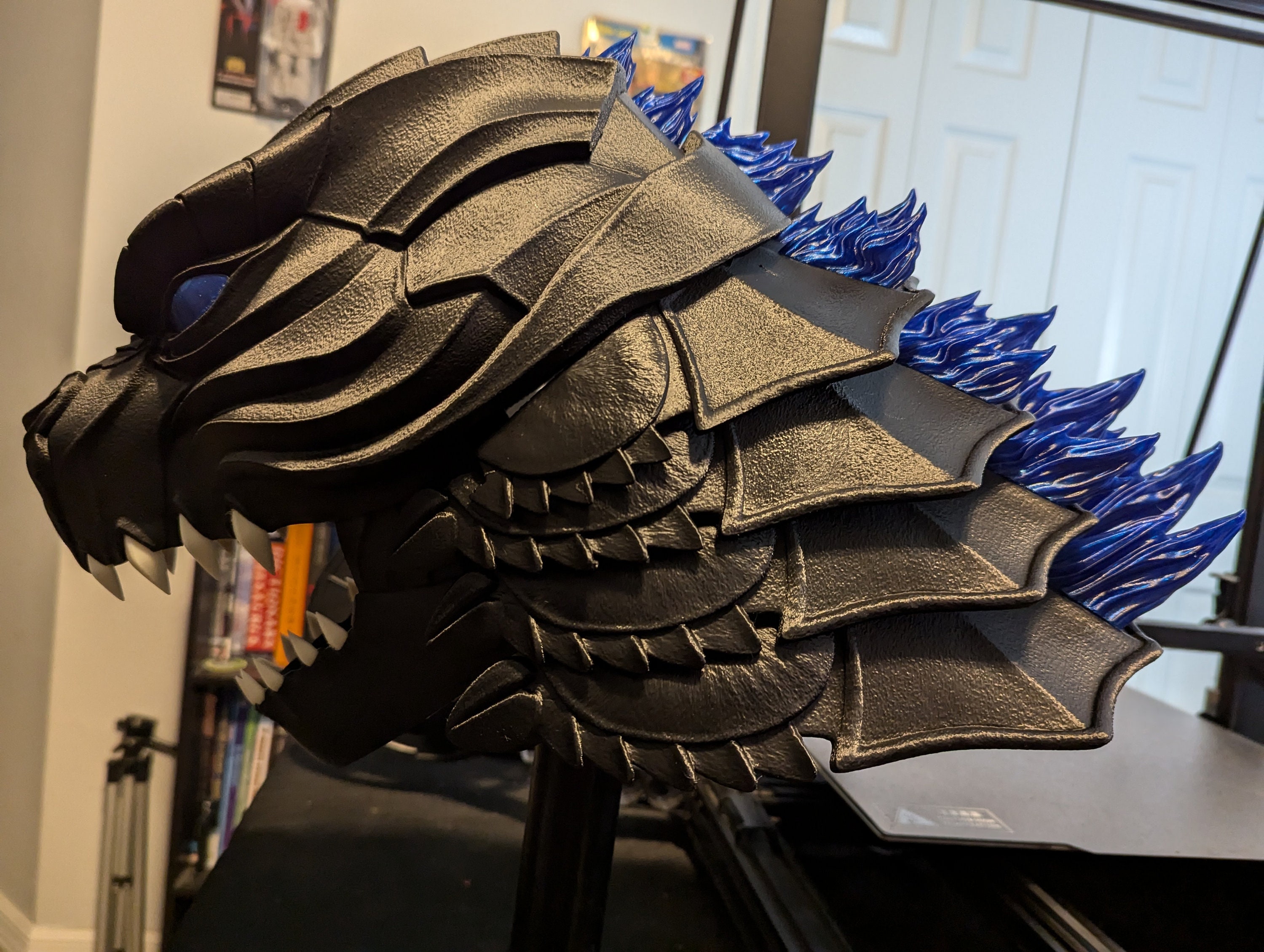 Godzilla Cosplay Helmet - Etsy