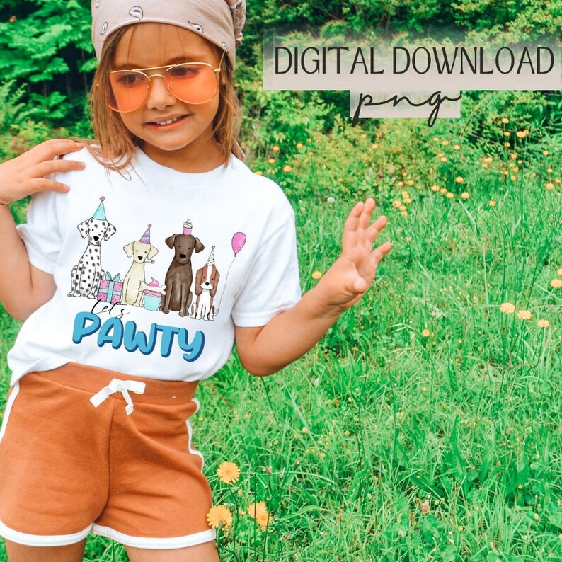 Let's Pawty PNG Digital Download - Etsy