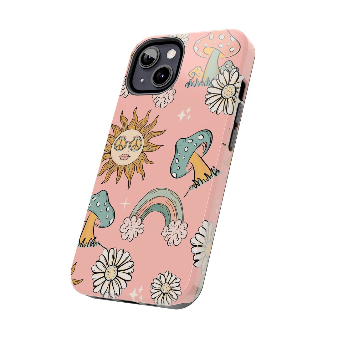 Retro Groovy iPhone Case Tough Phone Case - Etsy