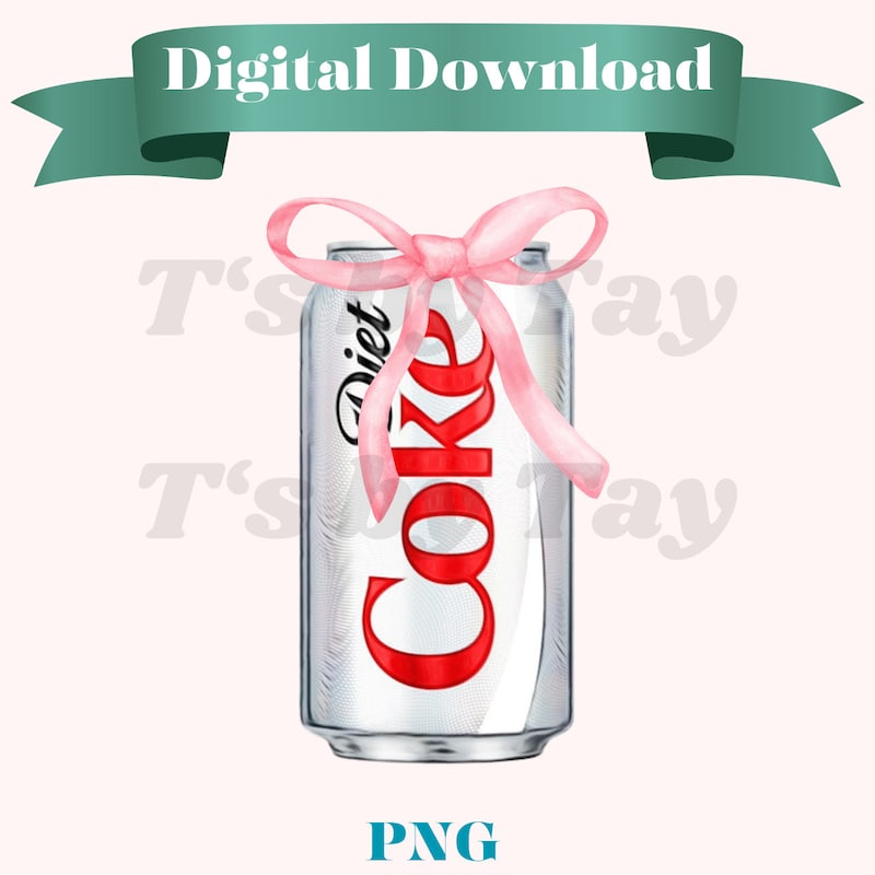 Diet Coke With Bow Download - Etsy