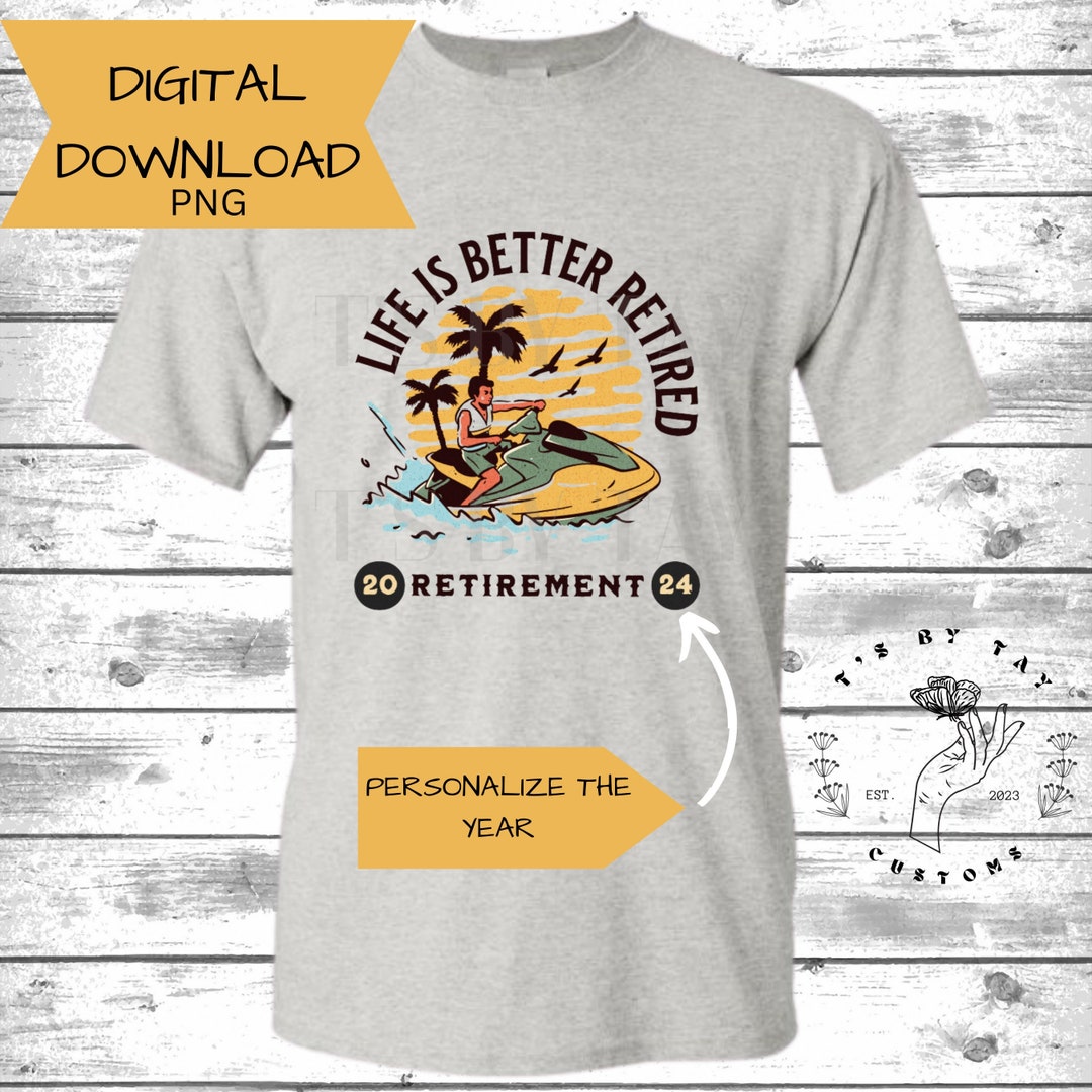 Retirement Png, Retire PNG, Beach Retirement Png, Digital Download ONLY ...