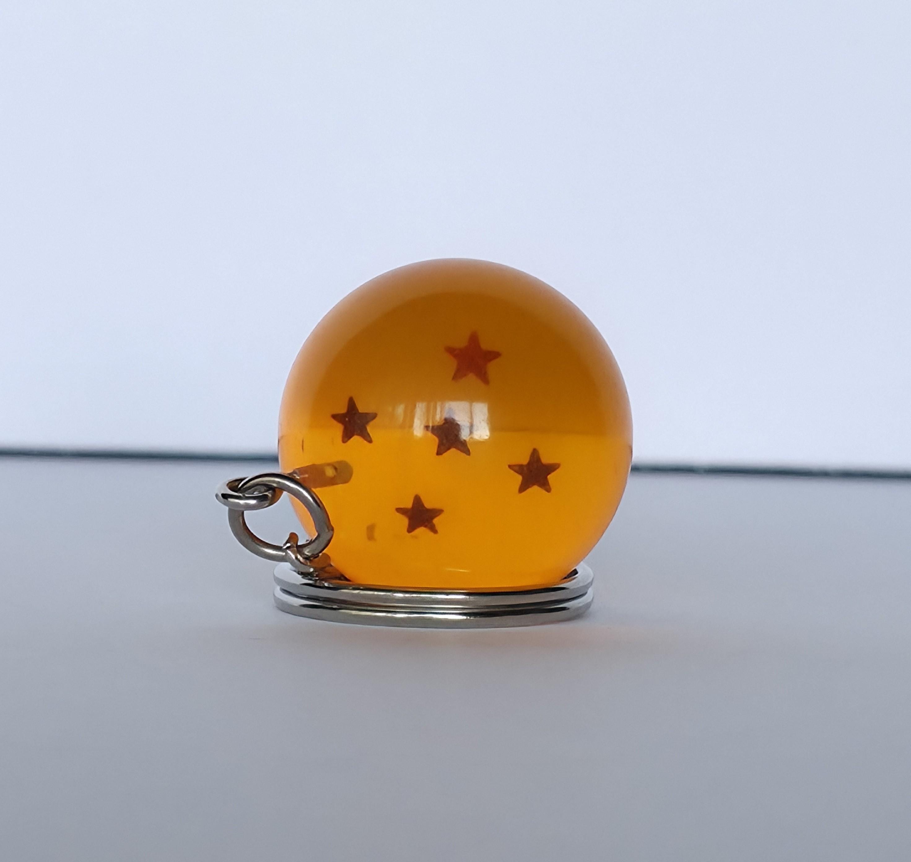 Keychain 1 to 7 Stars Dragon Ball Z Amber Key Chain, Set or Individual ...