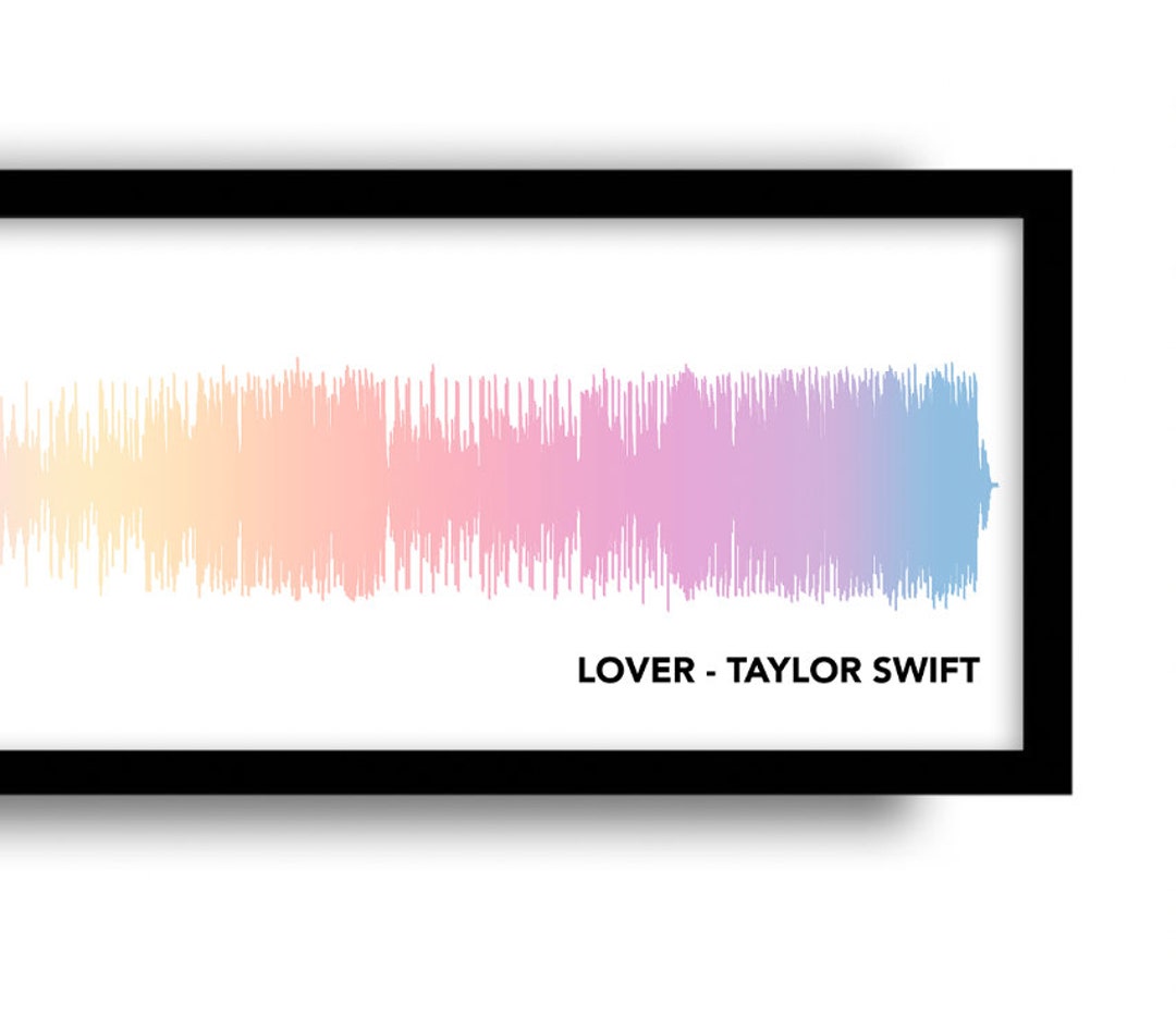 Sound Wave Art | Lover - Taylor Swift Album Gradient Soundwave Art ...