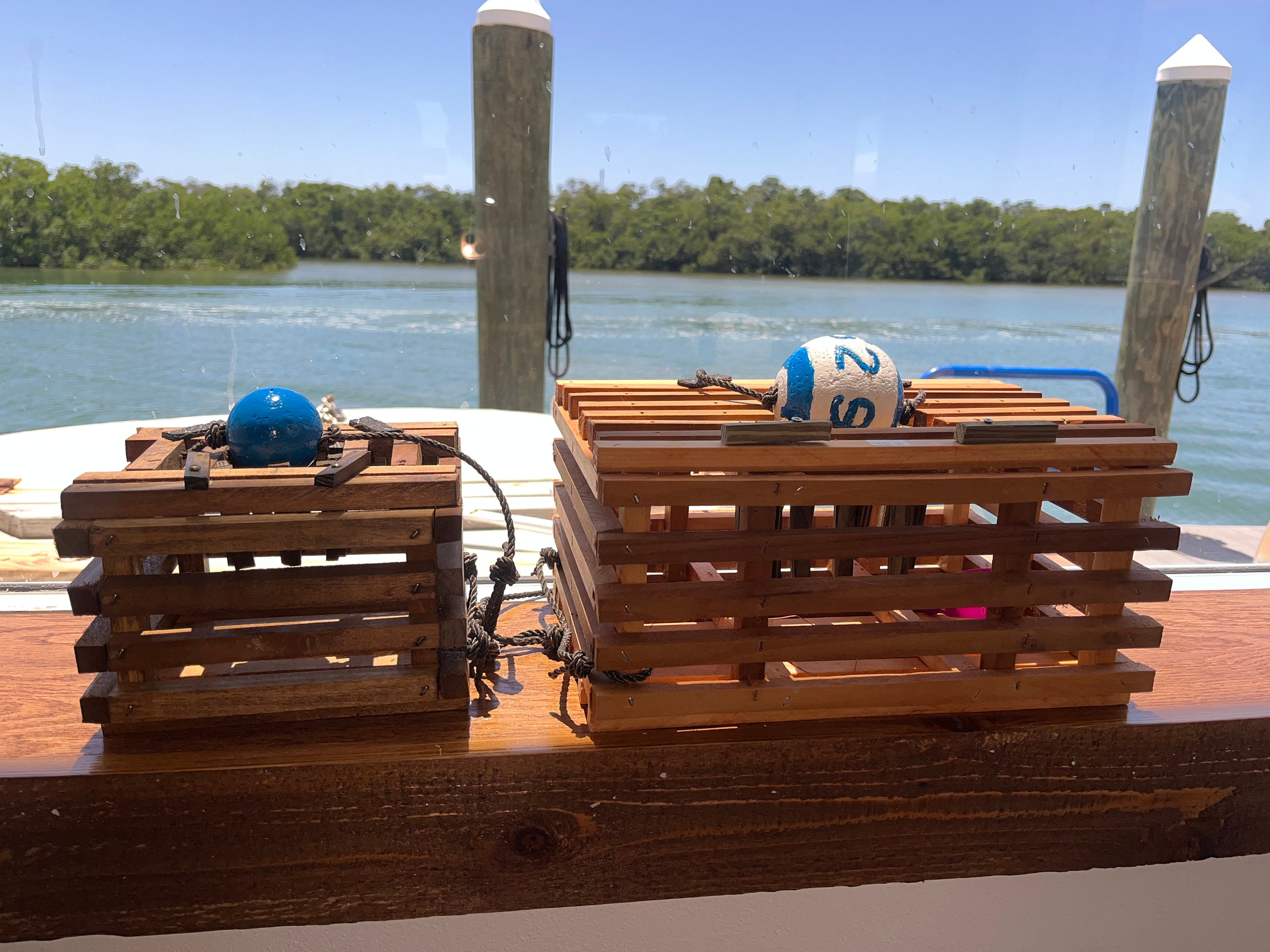 Professionally Handcrafted Wooden Mini Lobster Trap - Etsy