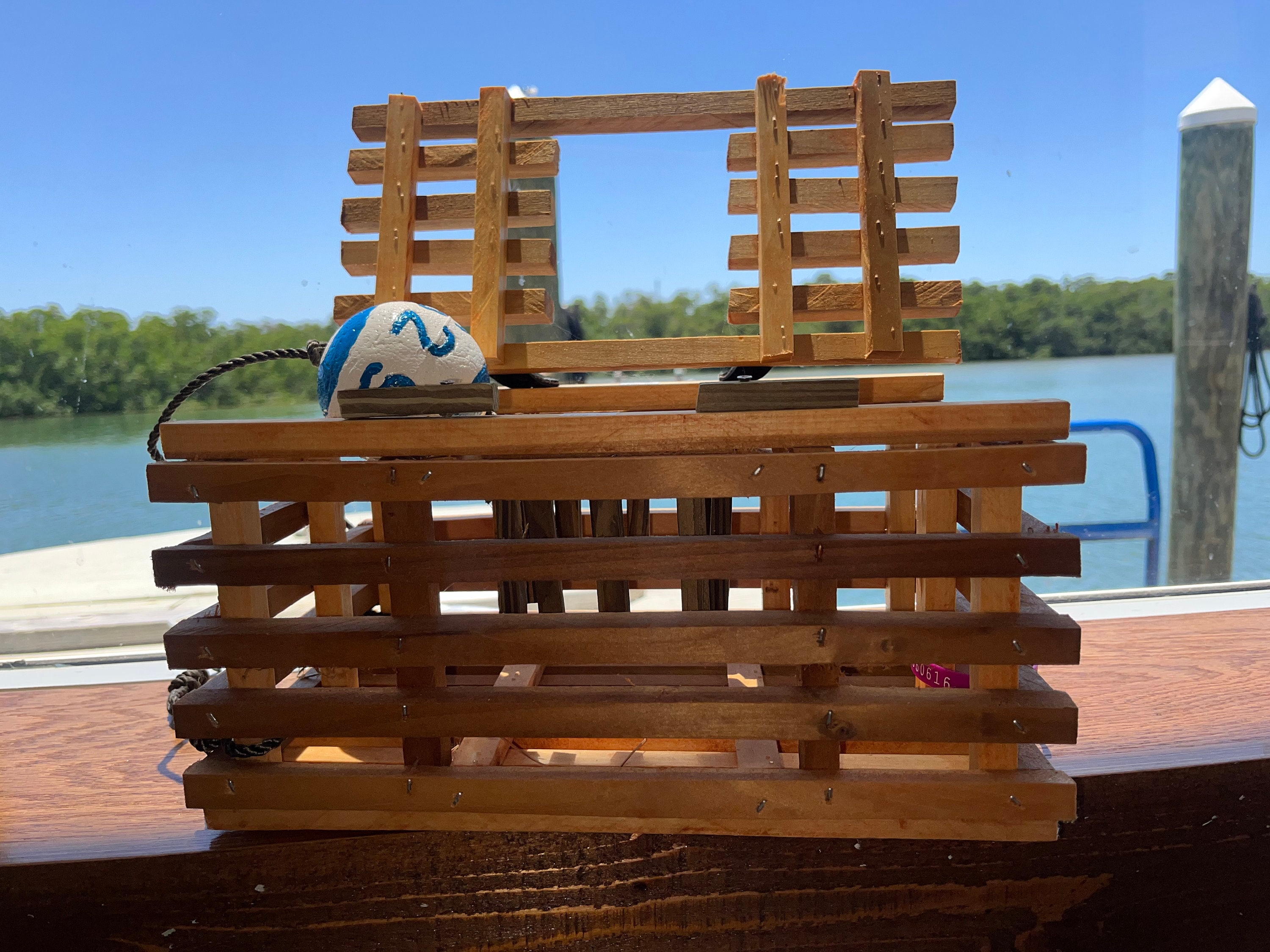 Professionally Handcrafted Wooden Mini Lobster Trap - Etsy