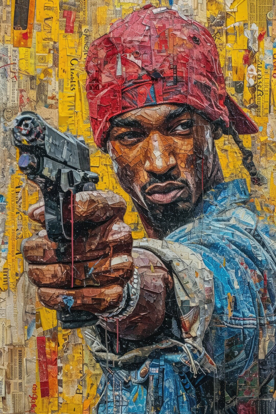 Tupac Shakur Pop Art Canvas Print Iconic Wall Decor - Etsy