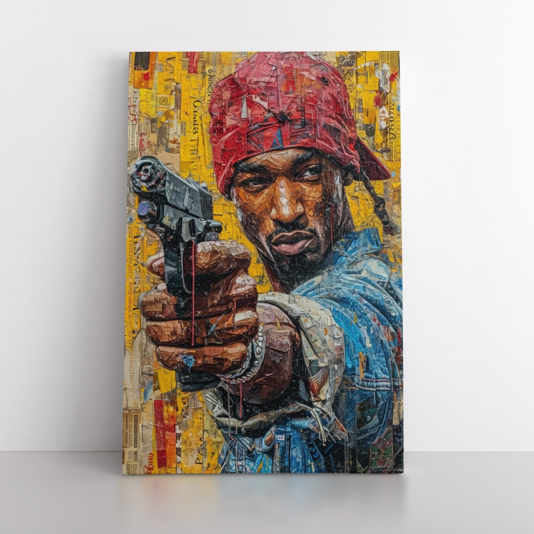 Tupac Shakur Pop Art Canvas Print - Iconic Wall Decor - Etsy
