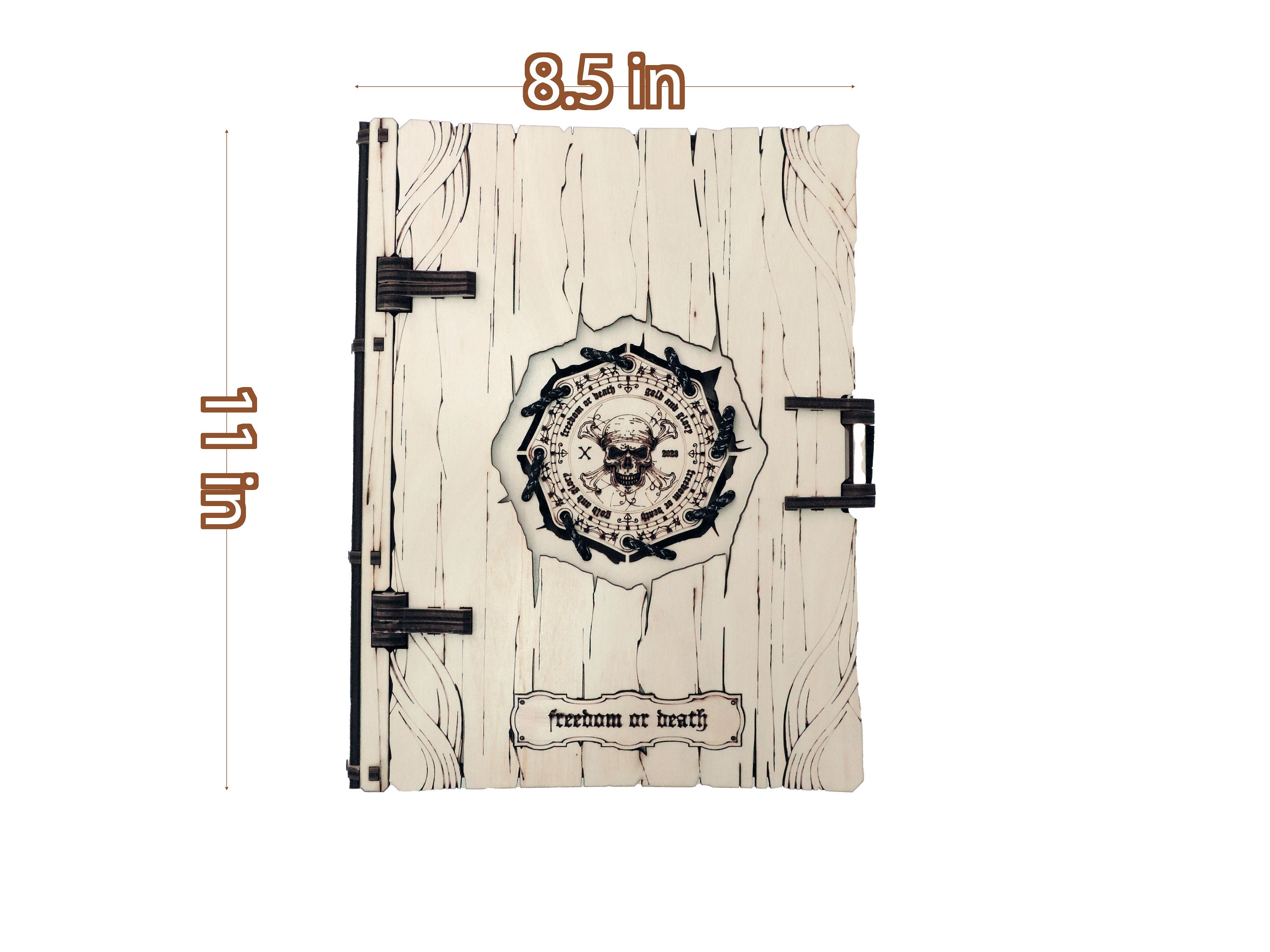 Pirate Treasure Box Intricate Laser-cut Design for Nautical Decor ...