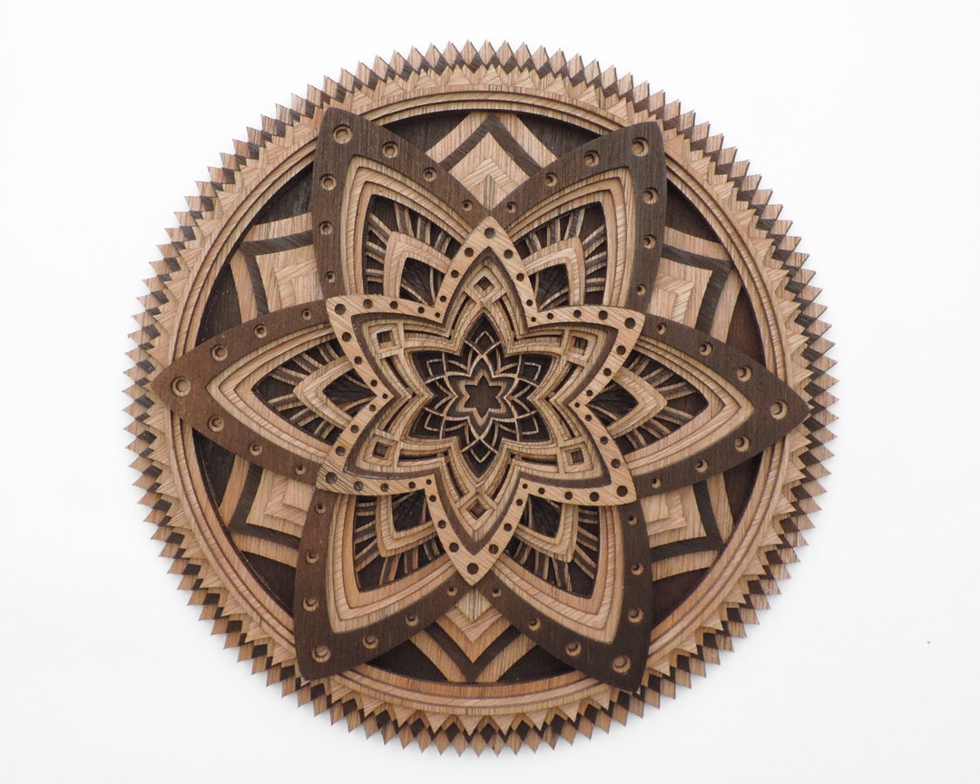 Simple Mandala 3D Art, Multilayer - Etsy