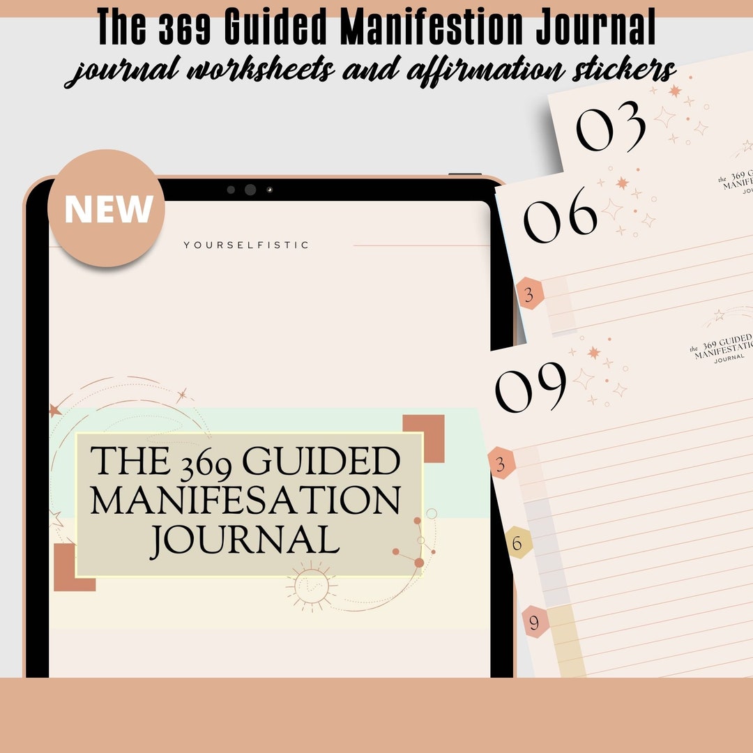 369 Method: Guided Meditation, Manifestation Journal & Guide, Law of ...