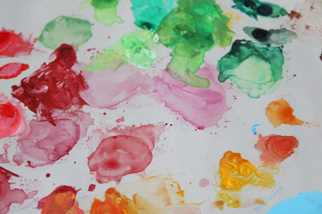 Bright Abstract Paint Blob Fine Art Print - Abstract Modern Art ...