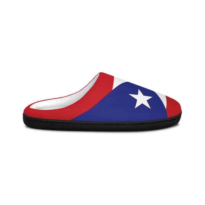 Puerto Rican Flag Indoor Slippers Pantuflas Boricua for Men - Etsy