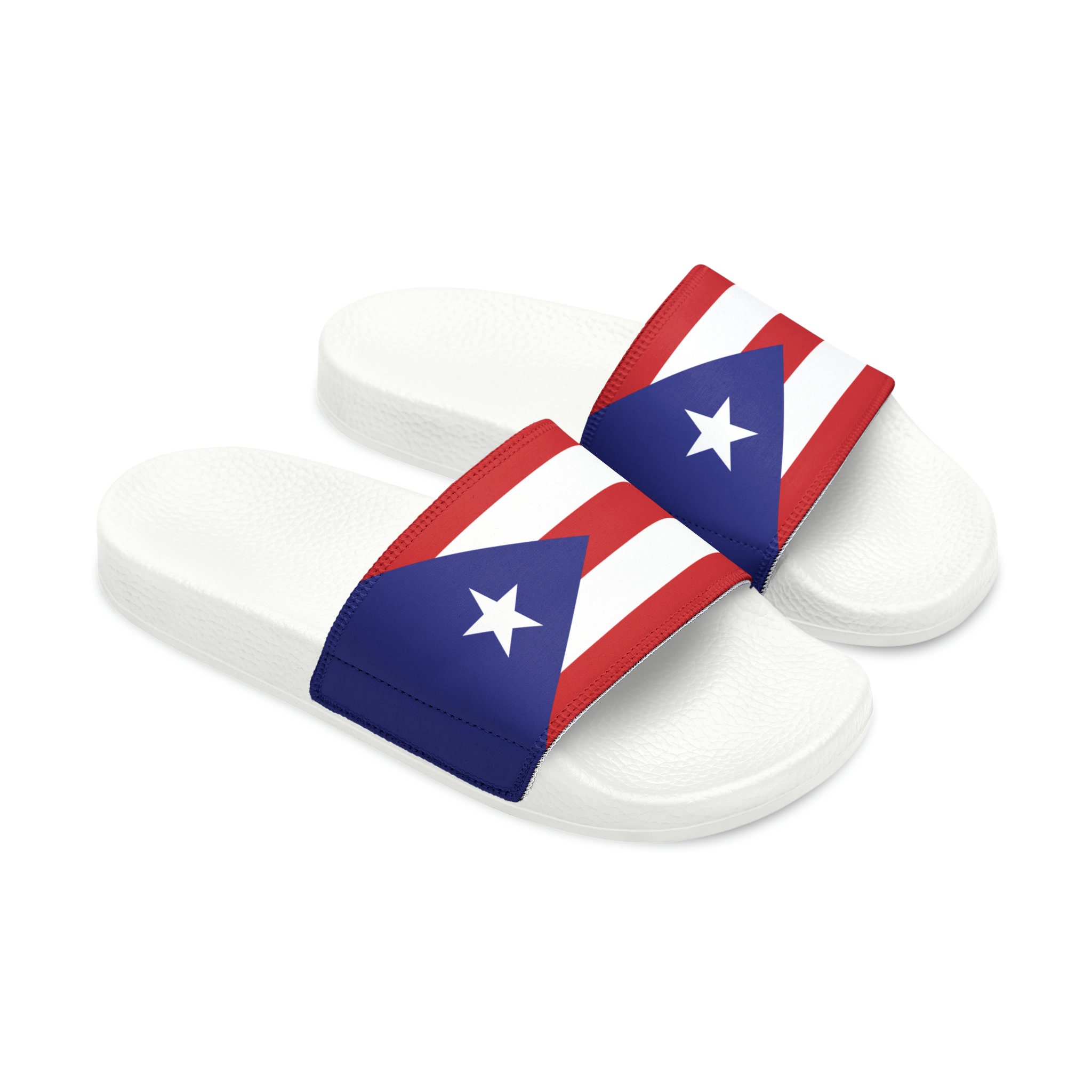 Puerto Rican Flag Slide Sandals for Men Chancletas Boricua - Etsy
