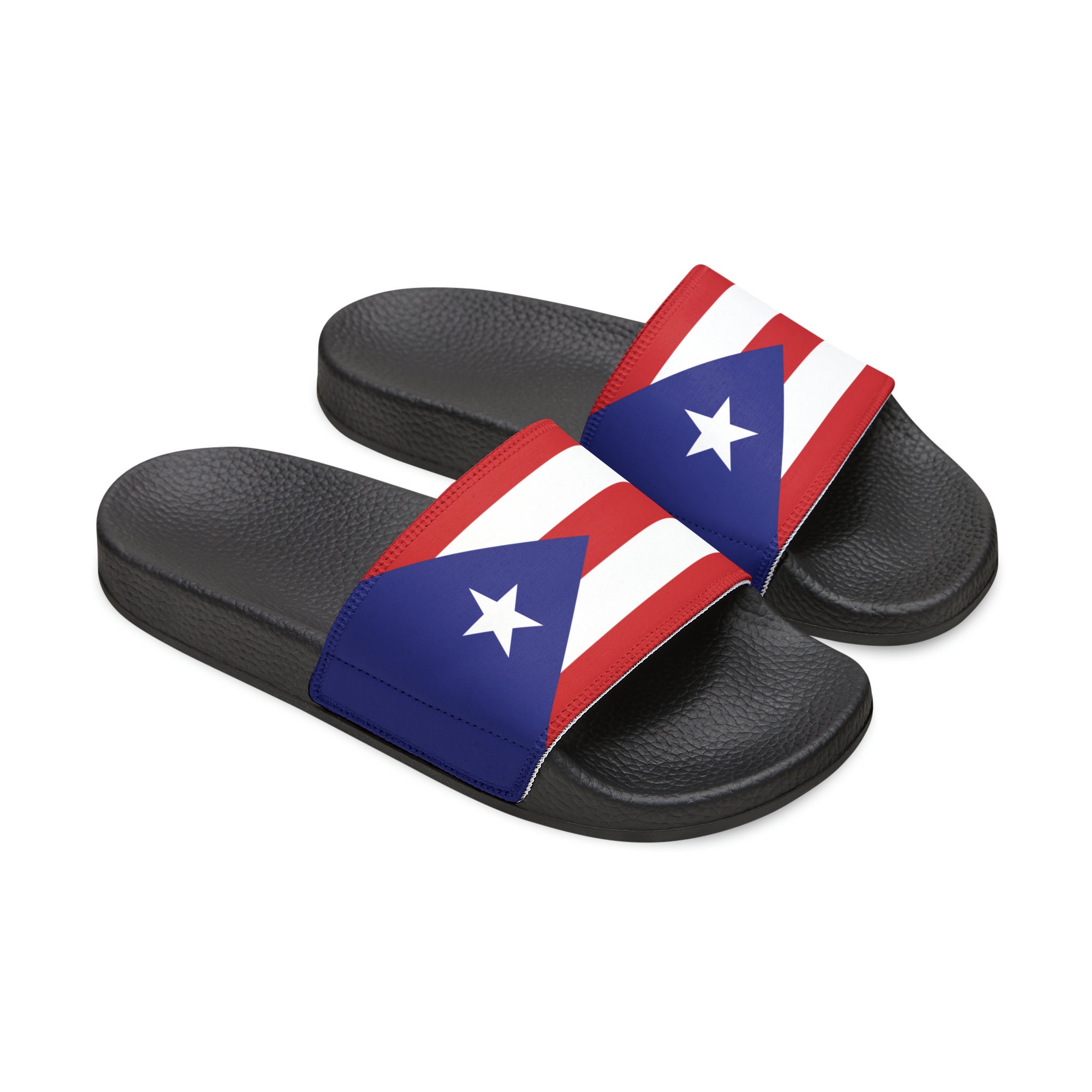 Puerto Rican Flag Slide Sandals for Men Chancletas Boricua - Etsy