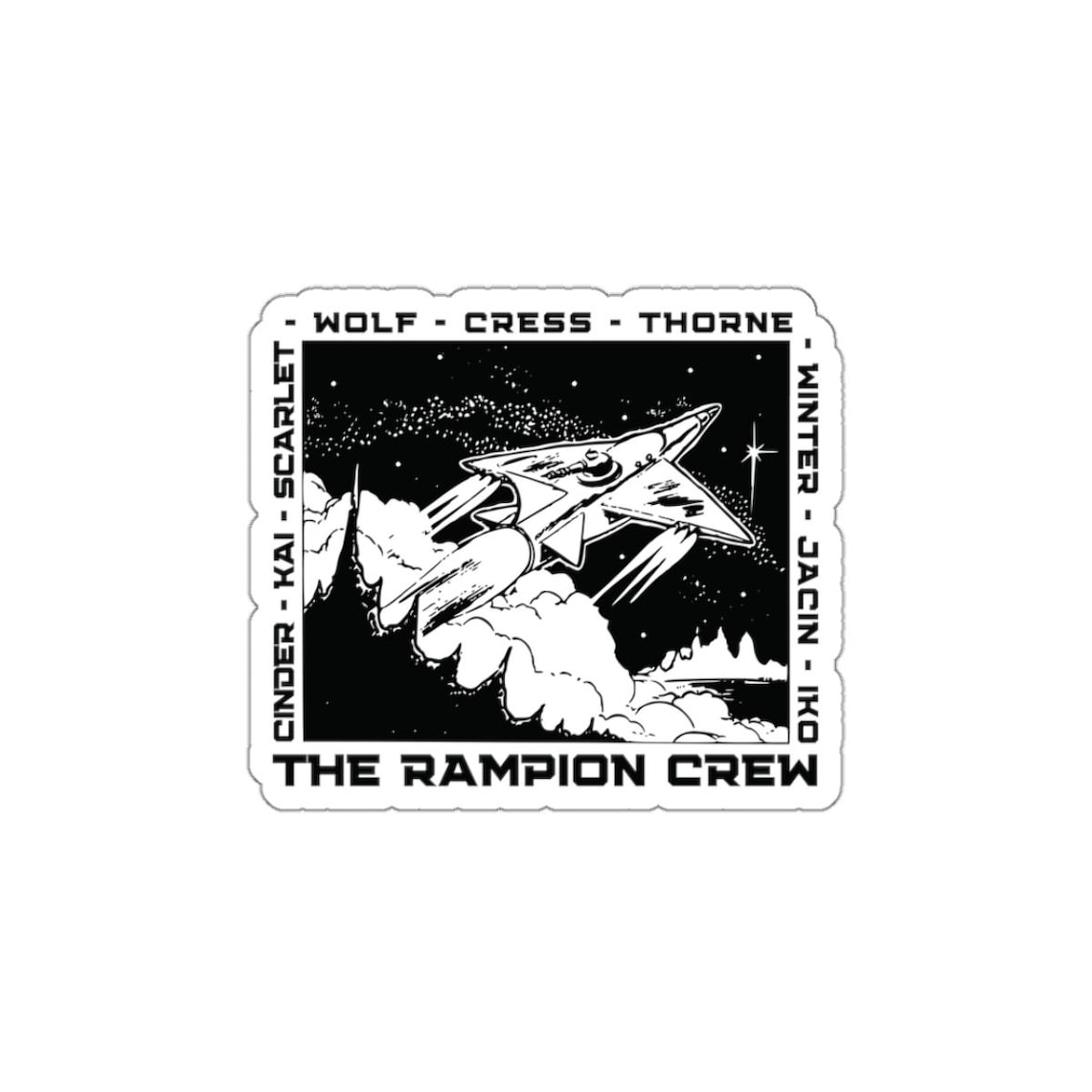 Rampion Crew, the Lunar Chronicles, Marissa Meyer, Bookish, Book Merch ...