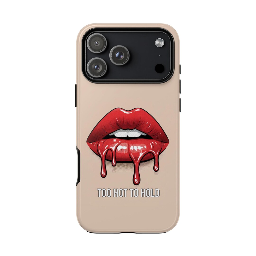 Dripping Red Lips Phone Case, Pop Art Design - Etsy