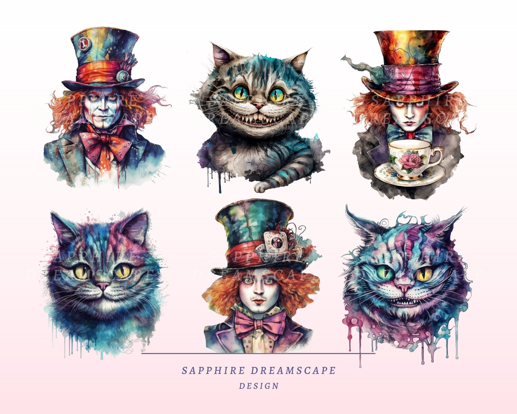 40 Alice in Wonderland Clipart High Quality Transparent Pngs - Etsy UK