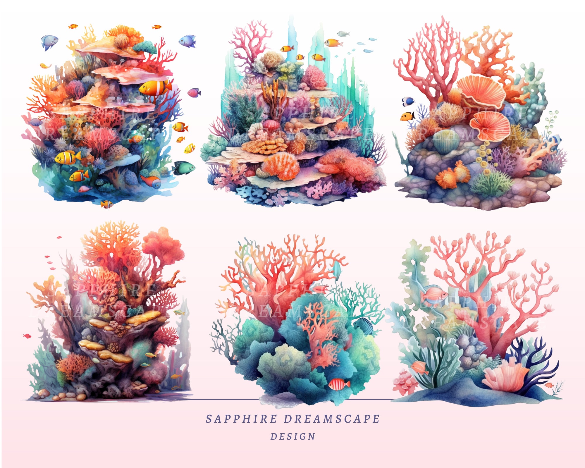 25 Coral Reef Clipart, High Quality Transparent Pngs, Instant Download ...