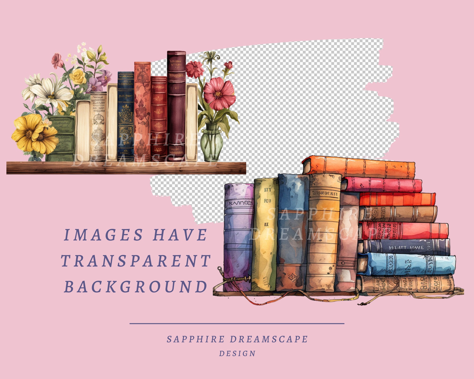50 Book Border Clipart, High Quality Transparent Pngs, Instant Download ...