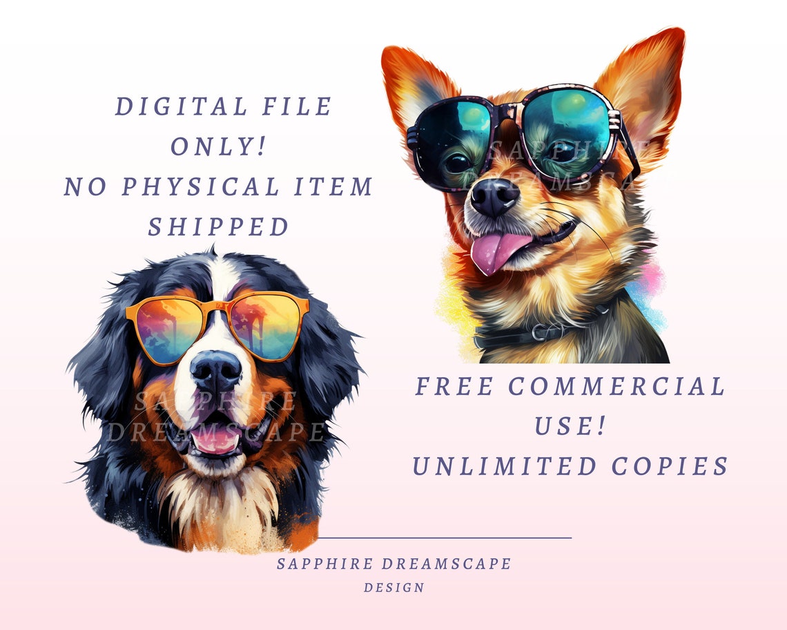45 Dogs With Sunglasses Clipart, High Quality Transparent Pngs, Instant ...