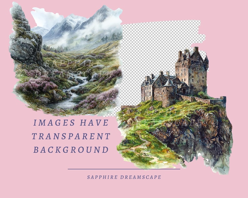 40 Scottish Landscape Clipart, High Quality Transparent Pngs, Instant ...