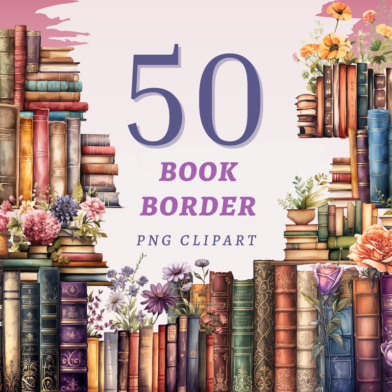 Vintage Book Stack - Etsy