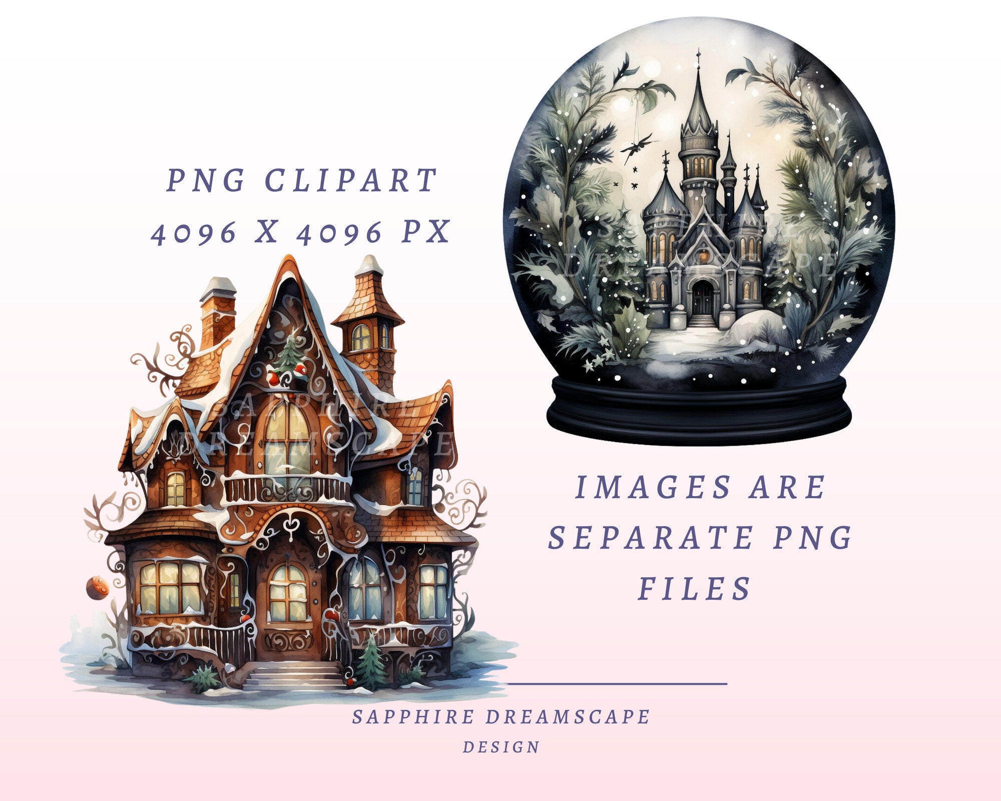 40 Dark Christmas Clipart, High Quality Transparent Pngs, Instant ...