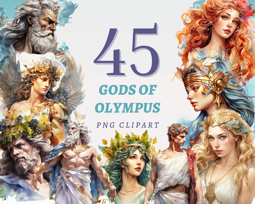45 Gods of Olympus Clipart, High Quality Transparent Pngs, Instant ...