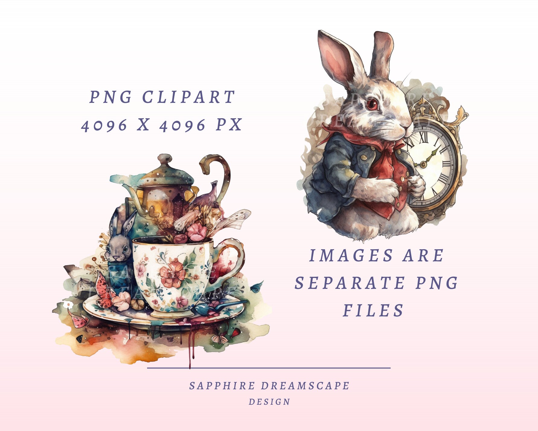 40 Alice in Wonderland Clipart High Quality Transparent Pngs - Etsy ...