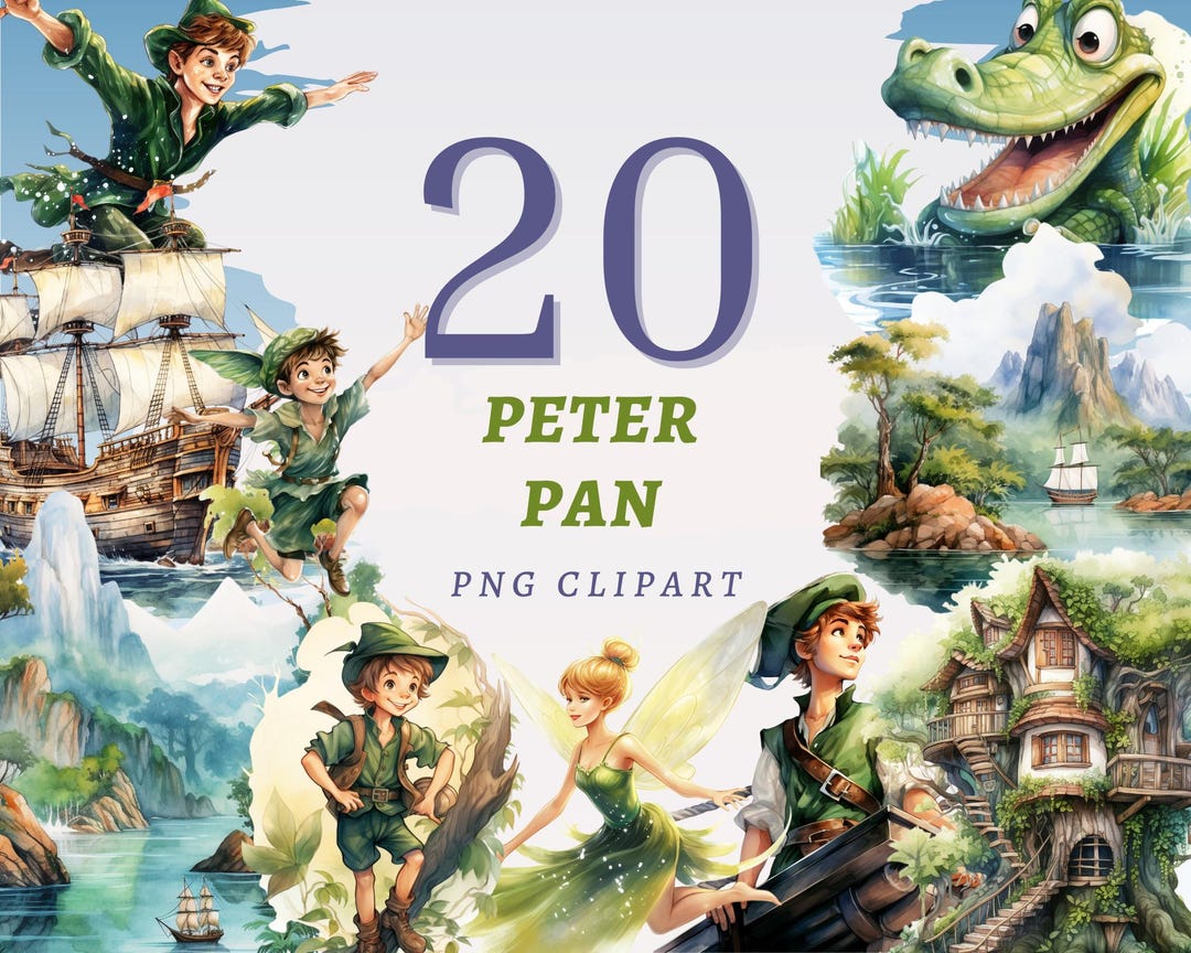 20 Peter Pan Clipart, High Quality Transparent Pngs, Instant Download ...