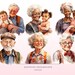 30 Watercolor Grandparents Clipart, High Quality Transparent Pngs ...