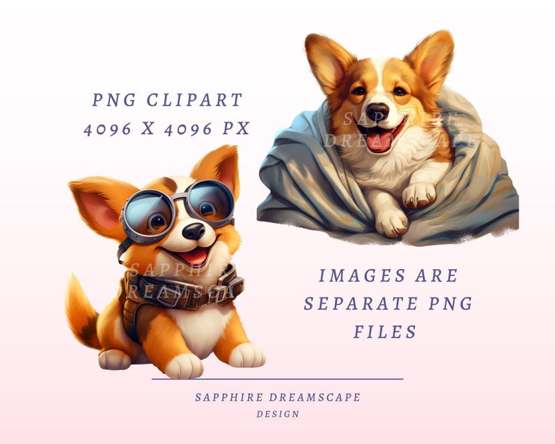 35 Funny Corgi Clipart, High Quality Transparent Pngs, Instant Download ...
