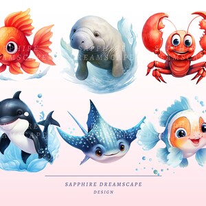 40 Sea Life Clipart, High Quality Transparent Pngs, Instant Download ...