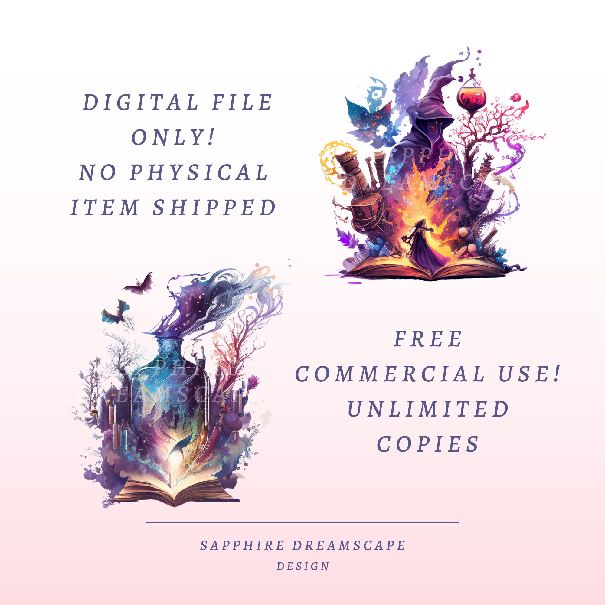 85 Fantasy Books Clipart Megapack High Quality Transparent - Etsy