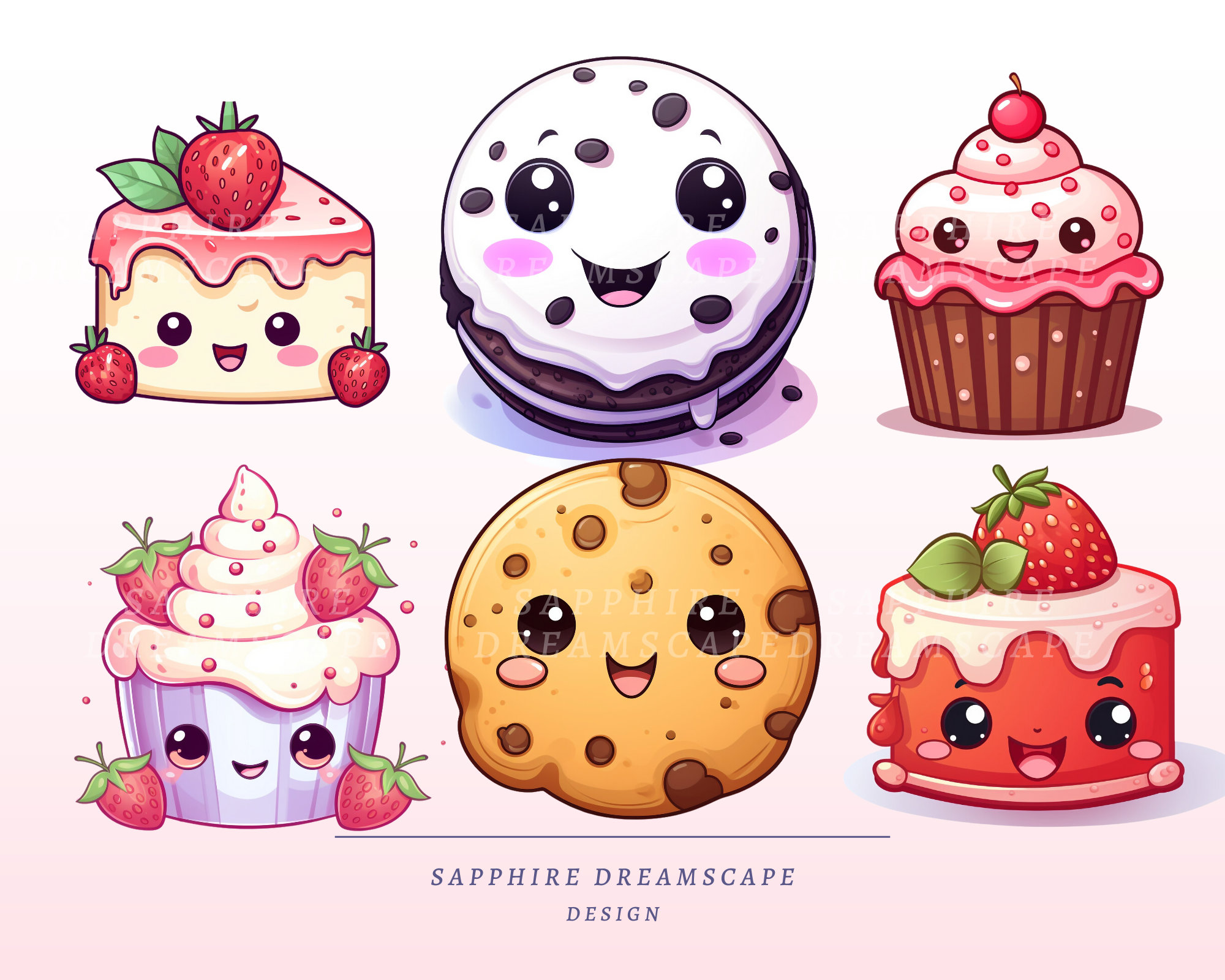 30 Kawaii Sweets Clipart, High Quality Transparent Pngs, Instant ...