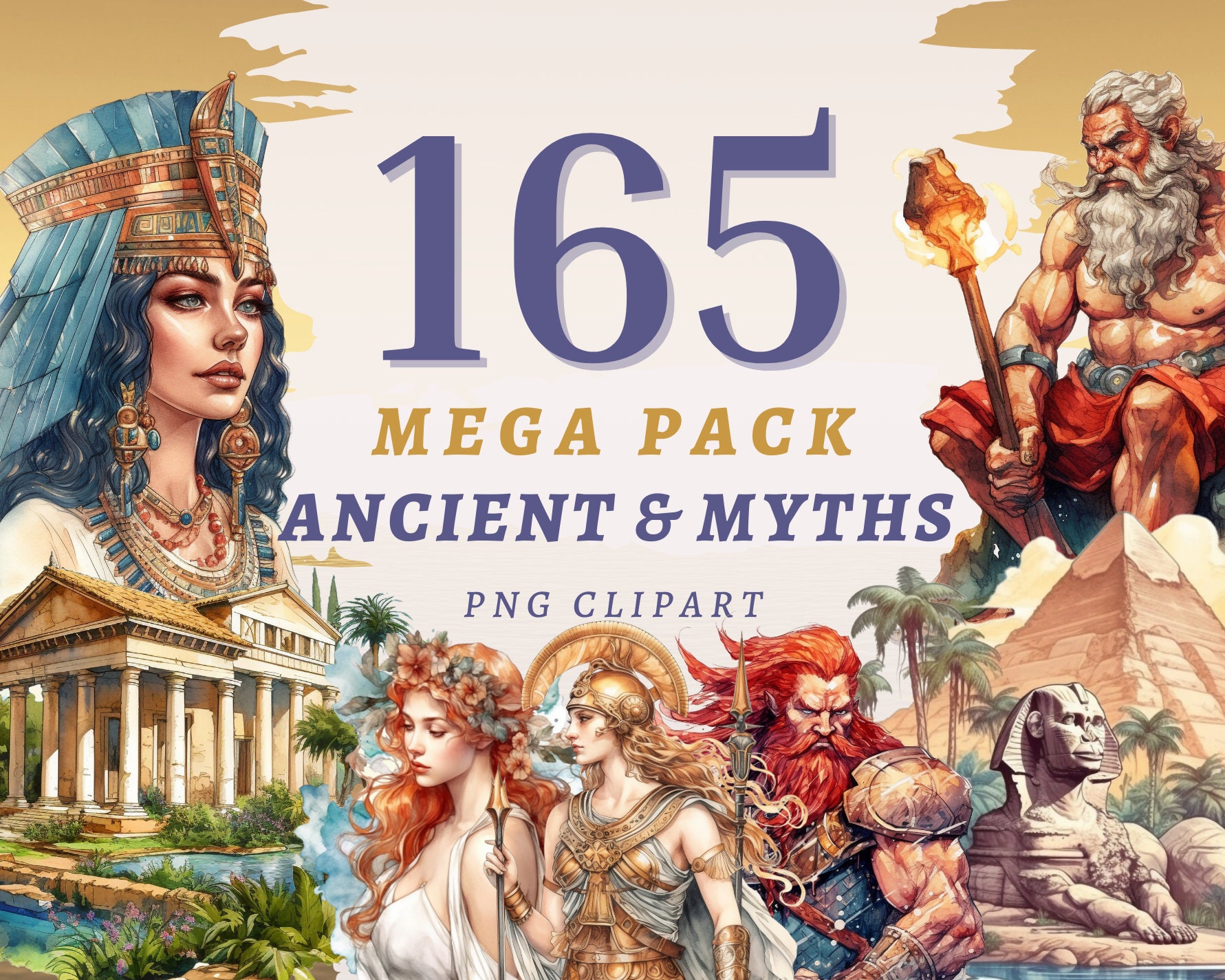 165 Ancient & Myths Clipart Megapack, High Quality Transparent Pngs ...