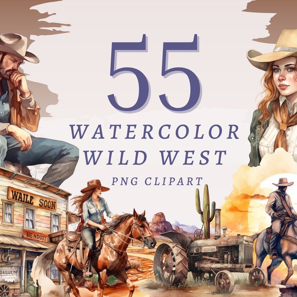 Wild West Clipart - Etsy